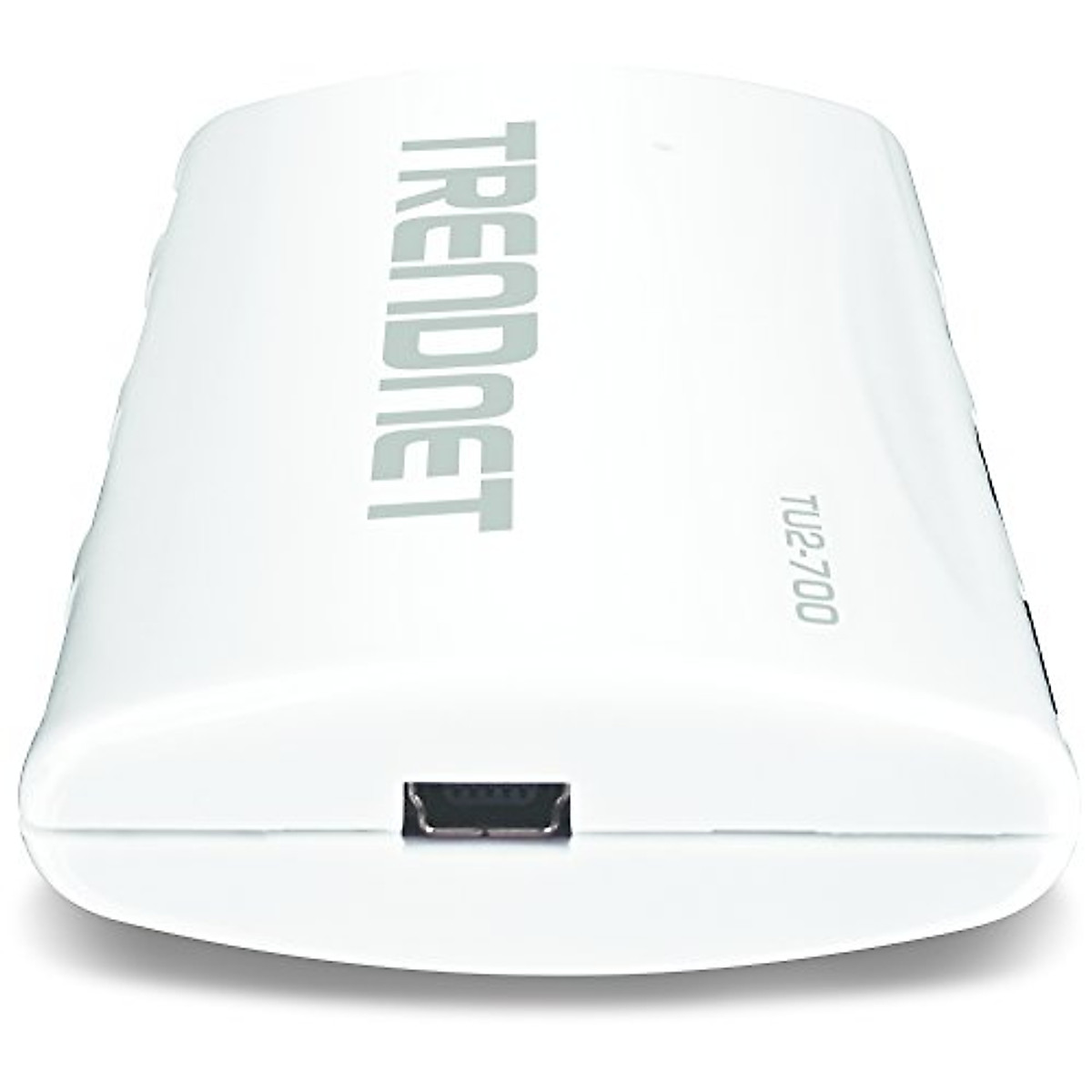 TRENDnet USB 2.0 7-Port High Speed Hub, 5V/2A Power Adapter, Up to 480 Mbps USB 2.0 Connection Speeds, 10 Watts Total Power, Compatible with Windows, Mac, and Linux, White, TU2-700