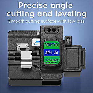 YICIZOL Visual Fault Locator,Optic Fiber Power Meter with FC,SC Connector, Optic Fiber Cleaver FTTH Tool Kits for CATV Engineering (FTTH-X0)