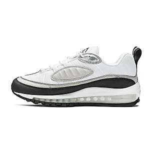 Nike AIR MAX 98 White/Metallic Silver/Brown AH6799 116 Women's Size 10