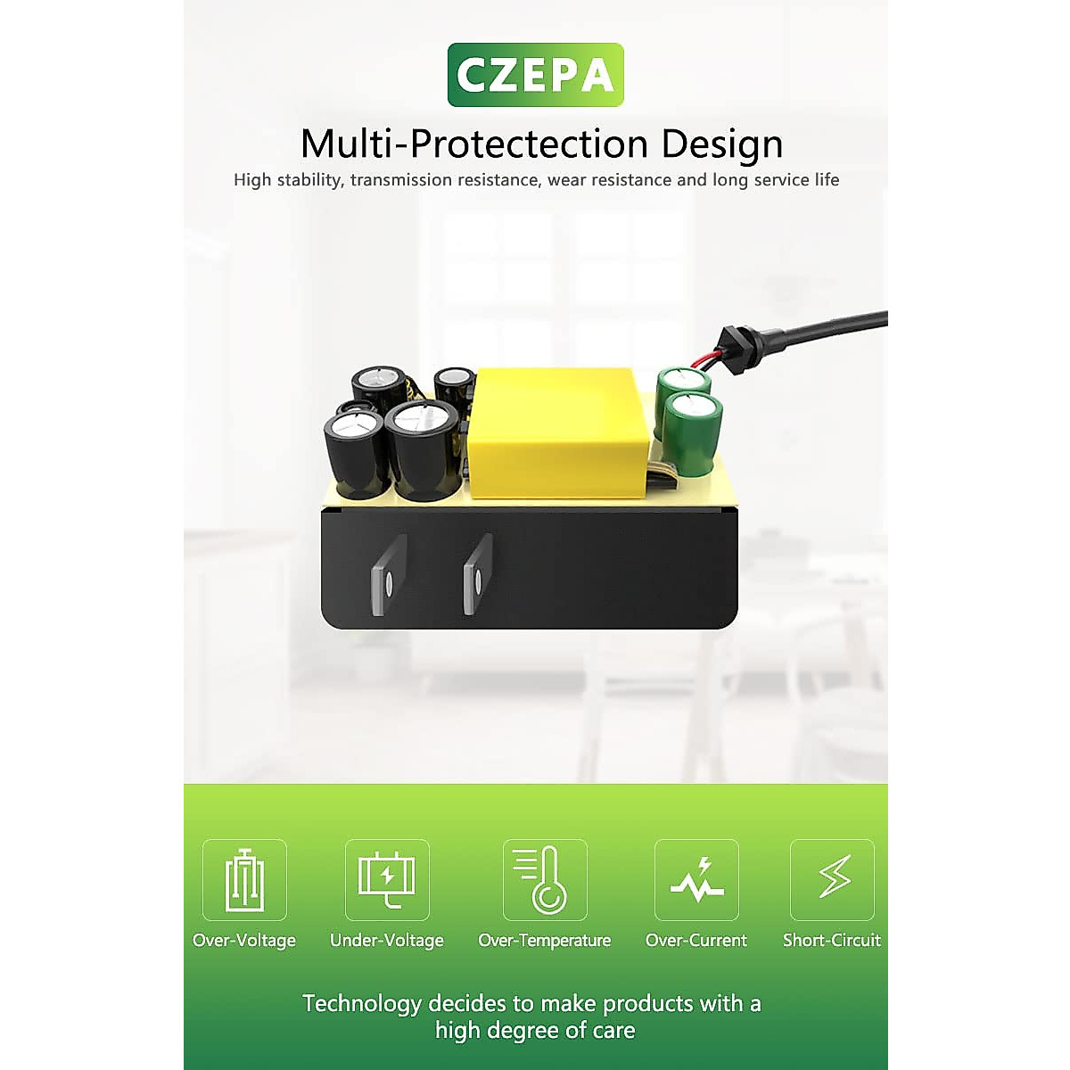 Czepa 9V Power Charger Compatible with Bowflex Max Trainer M5 M6 M7 M8 HVT Plus Octane Fitness xR6e Q35E Q37C Q37x Power Cord Adapter