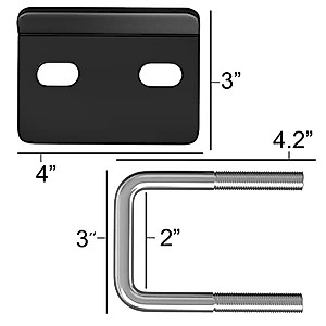 Hitch Tightener for 1.25 inch and 2 Inch Tow Trailer Hitches, Anti Rattle for a Wobble Free Quiet Ride. by Everything Automobiles