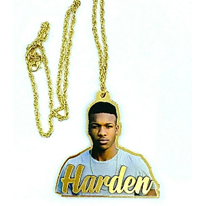 MIRROR MANIA All New Your Own Picture Photo UV Printed on Premium Acrylic Nameplate Necklace Chain Personalized Free Laser Cut Any Name Custom With Silver or Gold Choice Chain- WOW!