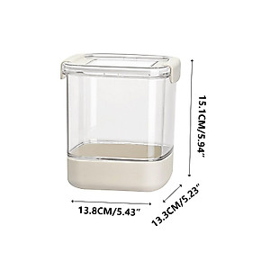 CENGNIAN Airtight Food Storage Container Set, BPA Free Kitchen Pantry Organization Canisters with Leak Proof Lids, Airtight Cereal Containers Storage (1500ml)