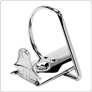 Cardinal 17601 Performer ClearVue Slant-D Ring Binder, 3-Inch Cap, 11 x 8 1/2, Black