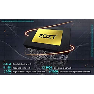 ZOZT 240GB 2.5 SATA Internal SSD 3D NAND SSD, Premuim Performance 240GB Solid State Drive (Up to 540 MB/s