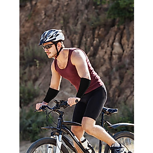 Geyoga 2 Pairs Cut Resistant Sleeves Bite-Proof Arm Protectors Arm Protection Sleeves Guard (Black, 22 cm)