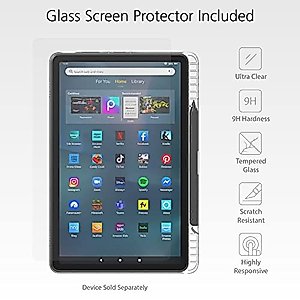 All-New Made for Amazon Clear Case and Screen Protector for Amazon Fire Max 11 (2023 Release)