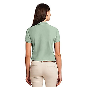 Port Authority Ladies Silk Touch Polo S Mint Green