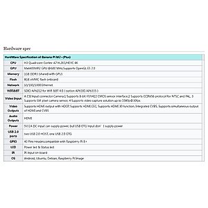 youyeetoo Banana pi M2 Plus (BPI-M2+) Singal Board Computer 1GB RAM 8GB EMMC with SDIO WiFi&BT 4.0 (AP6212) onboard Raspberry Pi Replacement