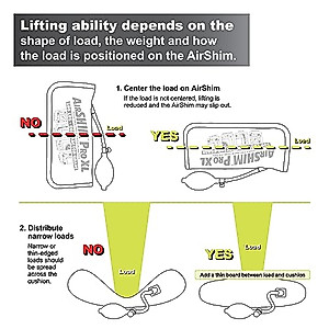 Calculated Industries 1194 Air Shim XL Inflatable Pry Bar and Leveling Tool; 500 LB Load Holding Rating; Contractor-Grade Alignment Pump Wedge
