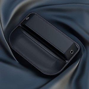 Wanfuder Car Seat Gap Filler Leather Car Seat Organizer and Storages Automotive Accessories - Front Seats Car Adjustable Gap Filler for Phones, Glasses, Keys, Cards