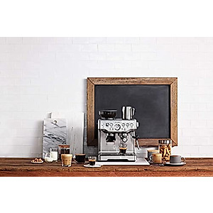 Breville BES870XL Barista Express Espresso Machine Brushed - Stainless Steel + Manufacturer's Warranty + Knock Box Mini