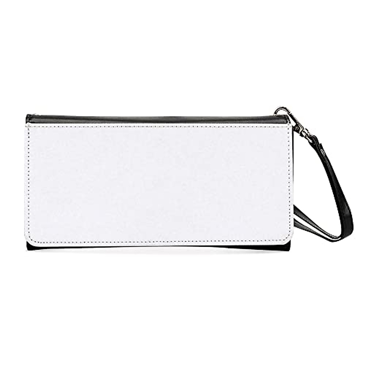 Sublimation Heat Transfer Wallet Blank, Fashion Ladies Leather Clutch Wallets, Large Capacity Secure Buckle Leather Clutch Wallet, Wristlet Bag, DIY Craft Long Purse for Women Girl Gift