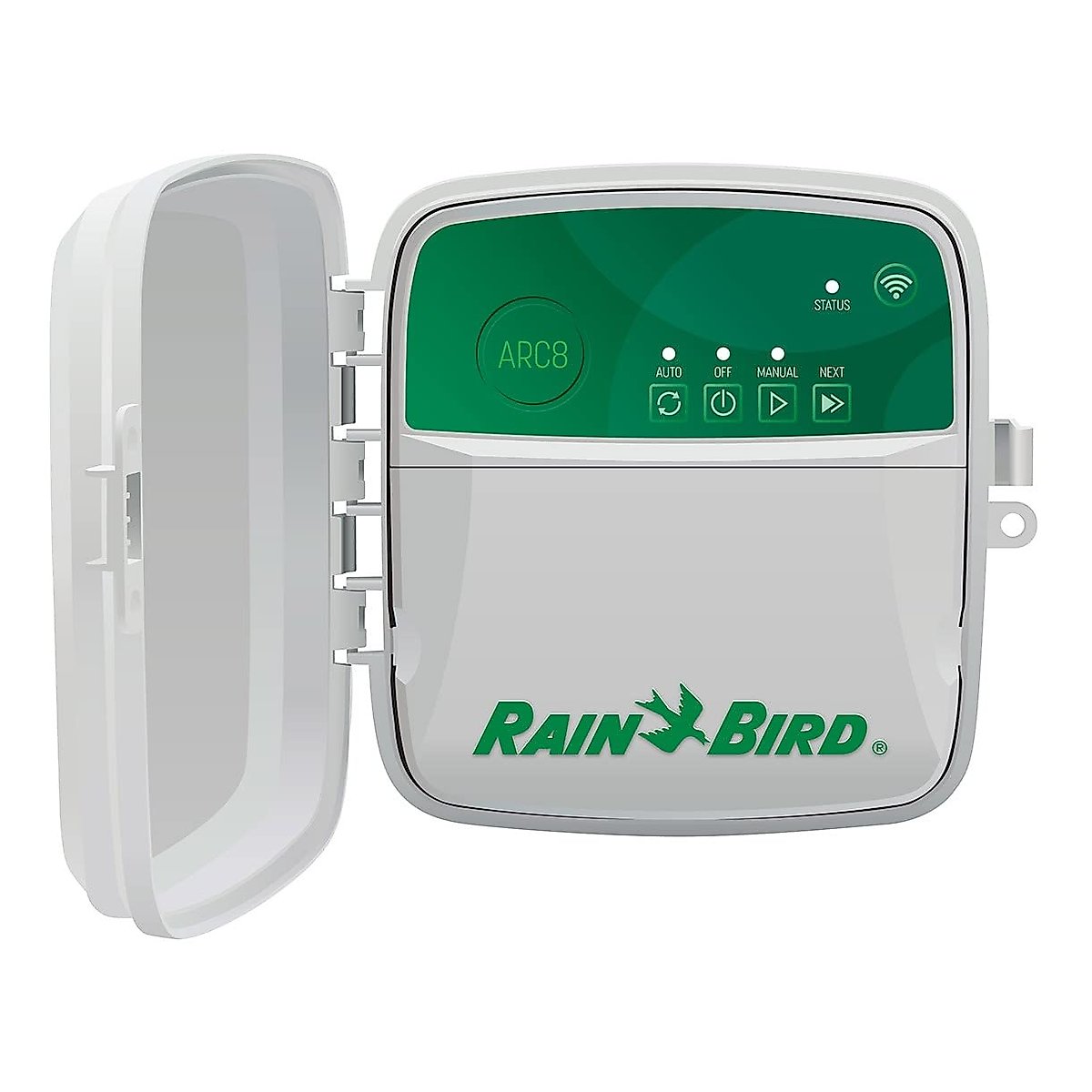 Rain Bird ARC8 App-Based Indoor/Outdoor Smart Irrigation WiFi Timer/Controller, 8-Zone/Station, EPA WaterSense Certified, Compatible with Alexa