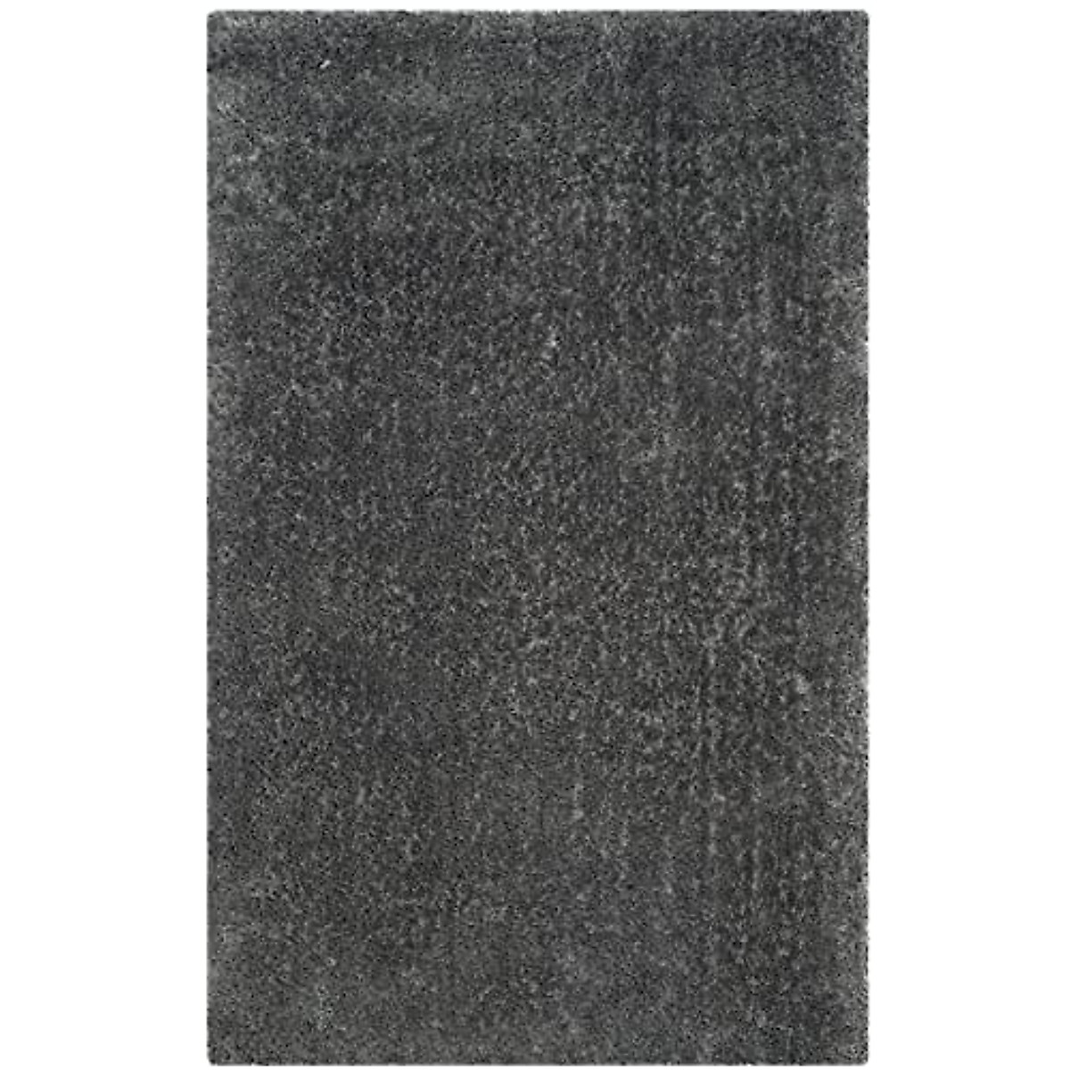 SAFAVIEH Luxe Shag Collection 8' x 10' Grey SGX160C Handmade Glam 3.2-inch Extra Thick Area Rug