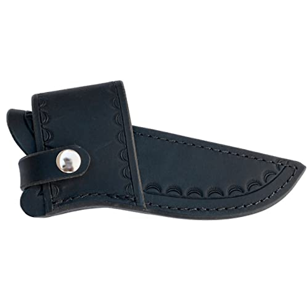 Coast Leathers Custom Leather Sheath, Fits Cold Steel 49LCK SRK No:149 SRK, Fixed Blade Knife Holder, Sheath Only - Cross Draw Knife Holster, Black