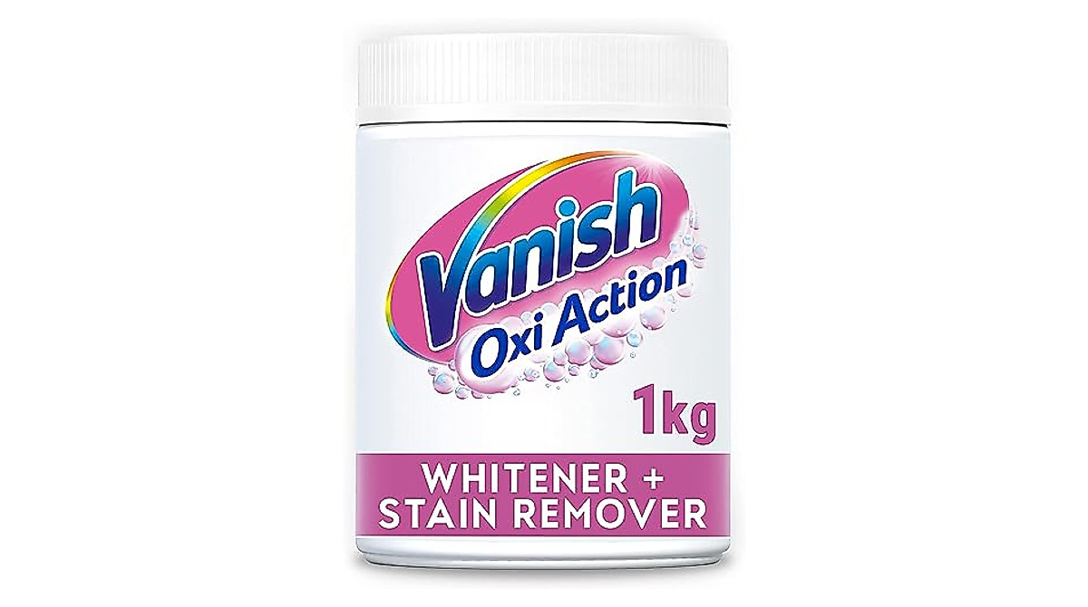Vanish Crystal White Powder 1 Kg - Powerful Stain Remover for Whites