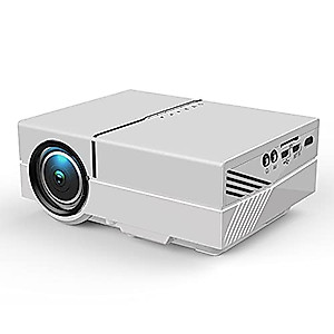 CXDTBH LED Projector 170 Inches Full 1080P Suported with USB for Home Theater Movie Media Player ( Color : White-Fruit peach5 )