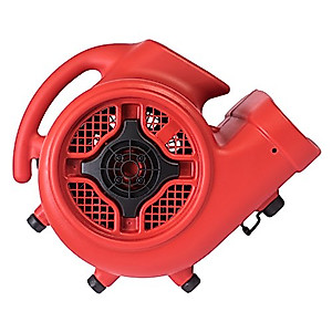 XPOWER P-430 Pro 1/3 HP 2000 CFM Centrifugal Air Mover, Carpet Dryer, Floor Fan, Blower, for Water Damage Restoration, Janitorial, Plumbing, Home Use