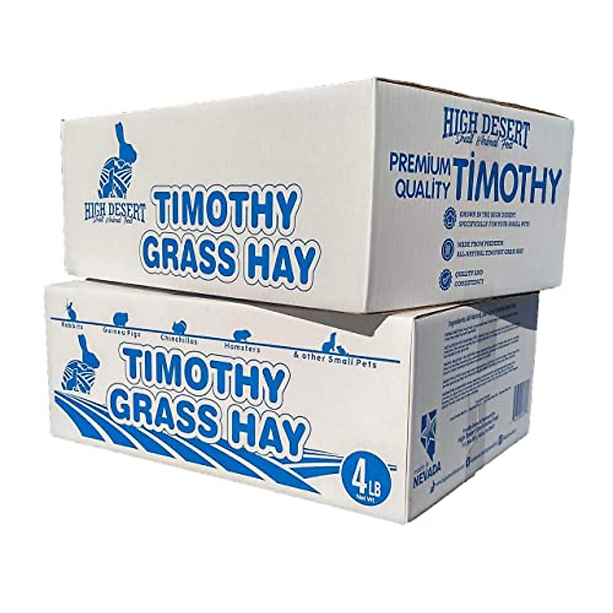 High Desert 2nd Cutting Timothy Grass Hay for Guinea Pigs, Rabbits, and More Small Animal Pets