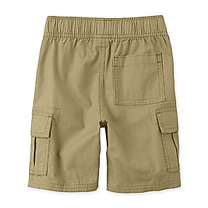 The Children's Place Boys Pull on Cargo Shorts,Flax Single,12