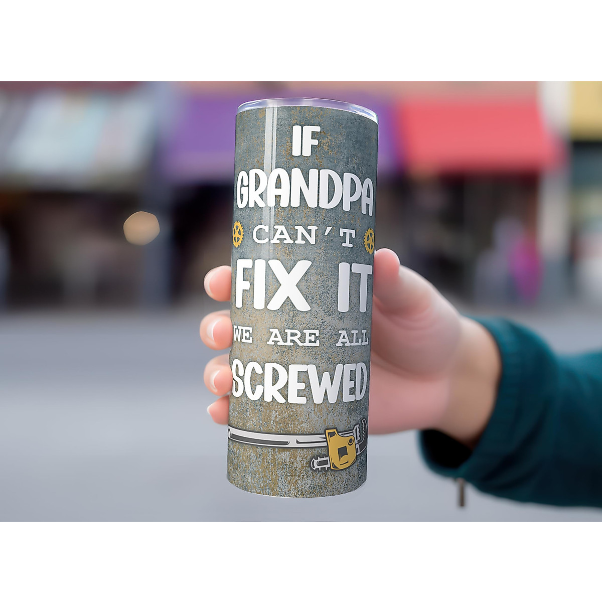 Casitika Grandpa Gifts From Grandkids. 20 Oz Grandpa Tumbler For Fathers Day. Grandfather Gift Idea For Birthday.