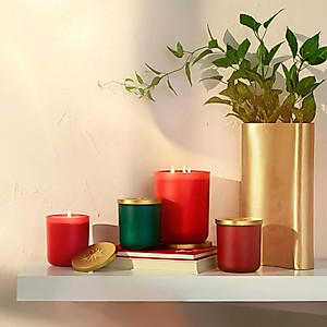 Cerulean 6° Holiday Splendor Luxury Candle - Honeyed Amber and Sugared Vanilla 3 Wick Luxury Candle That enriches Your Senses and elevates Your Space.