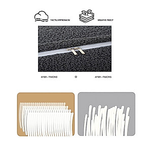 LQdpdd Bed Rest Reading Wedge Headboard Backrest Tufted Pillow Upholstered Wall Mounted Headboard Dorm Daybed Pillow Upholstered Headboard Pillows,Black,King/200/76x7.8x20