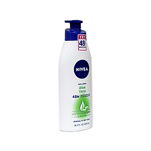 NIVEA Lotion Aloe Vera 48 Hour Pump, 16.9 Ounce