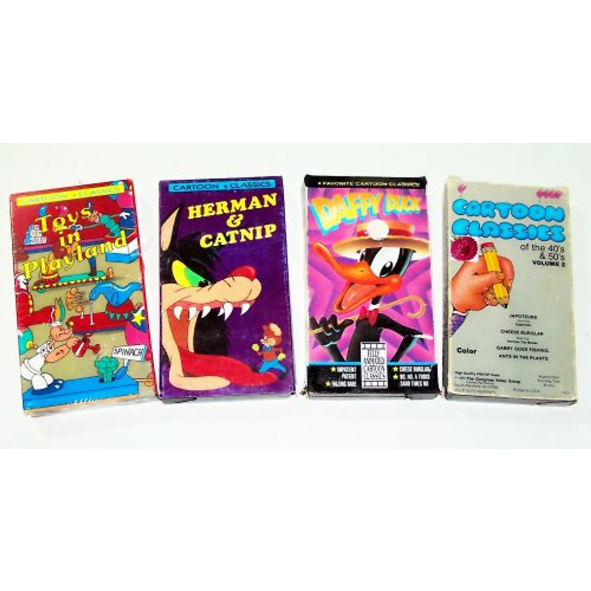Classic Cartoons Collection #30 (4 Pk): Of the 40s & 50s; Toys in Playland; Herman & Catnip; Daffy Duck & Friends