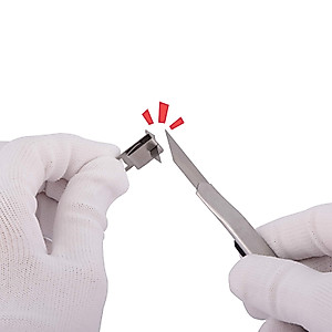 FOSHIO 100PCS Snap Off Blades 9mm Carbon Steel 60 Degree Blades, Universal Auto Wrap Vinyl Cutter Craft Knife Replacement Blades DIY Hand Tools