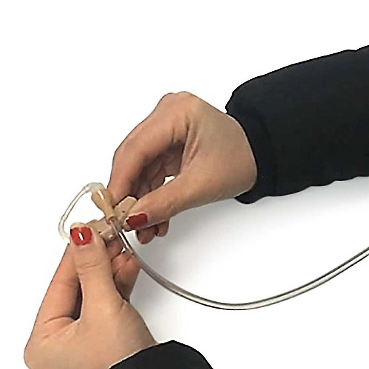Hearing Aid Listening Stethoscope with Couple Used for Testing BTE, ITE, ITC, CIC