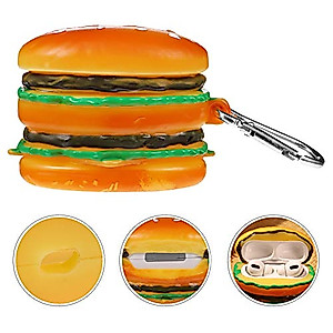 Earbuds Case Earpieces Protector Burger Box Compatile for Pro/ 3