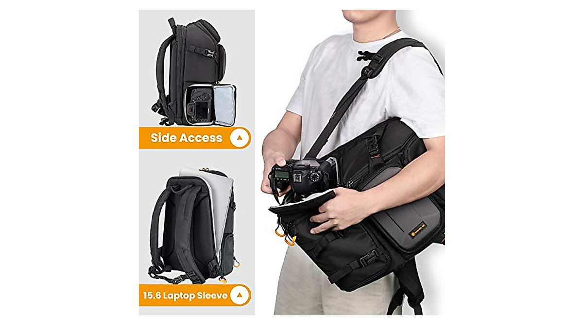 TARION Pro Camera Backpack: Large DSLR Bag for Outdoor Photo