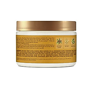 SheaMoisture Raw Shea Butter Deep Moisturizing Leave-in Conditioner for Curly Hair - Moisturizes and Smooths 11.5 oz