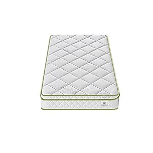 Twin Mattress - 8" Hybrid Mattress with Foam and Spring for Optimal Support and Comfort - Quilted Foam Soft Top - Rolled in a Box - Medium Firm - Oliver & Smith