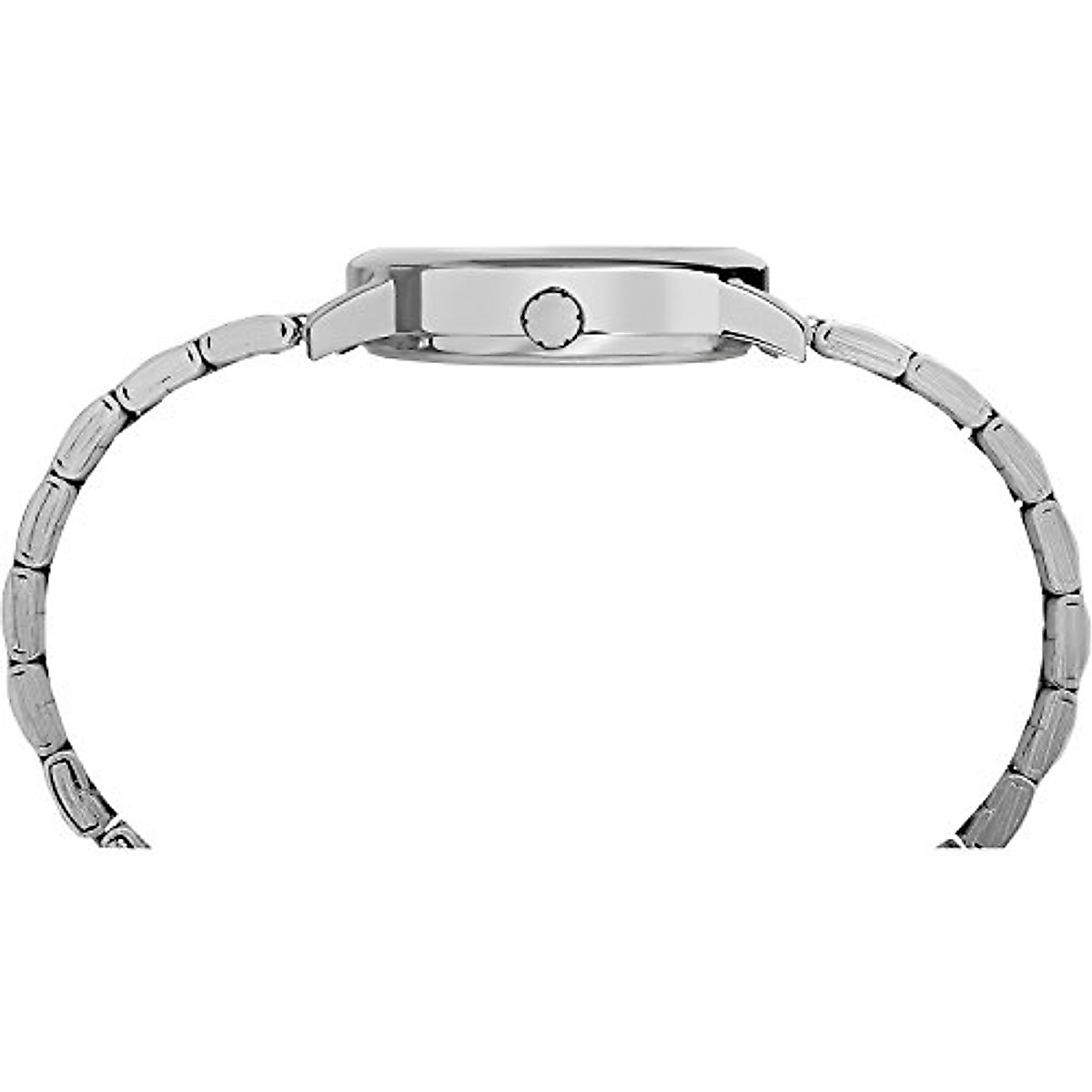 Timex Women's TW2R23700 Easy Reader 30mm Silver-Tone/White Stainless Steel Bracelet Watch