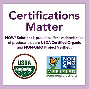 NOW Foods Solutions, Organic Argan Oil, Certified Organic and 100% Pure, "Gold of Morocco" Multi-Purpose Oil, 2-Ounce