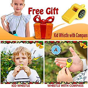 Kid Binoculars Best Gifts for 3-12 Years Boys Girls High-Resolution Optics Shockproof Mini Compact Binocuolar Toys Folding Small Telescope for Bird Watching Camping Outdoor Play