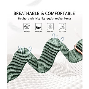 Charlam Compatible with Apple Watch Band 40mm 41mm 38mm for Women Girls, Cute Braided Stretchy Strap Comfortable Thin Elastic Nylon Wristbands for iWatch SE Series 8 7 6 5 4 3 2 1, 38 40 41 mm, B