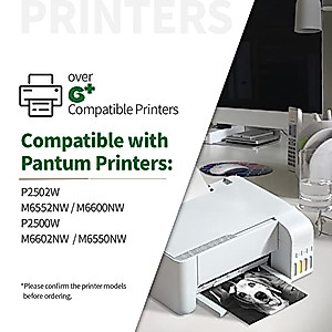 JINTUM Compatible PB-211 Toner Cartridge Replacement for Pantum PB211 PB-211EV Toner Cartridge for Pantum P2502W M6552NW M6550NW M6602NW M6600NW P2500W Laser Printer (3 Black)