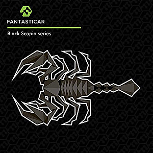 FantastiCAR 15 in 1 Multi-Tool, EDC Folding Pocket Knife with Premium Gift Box for Camping, Fishing, Hunting, Survival, Outdoor (Black)