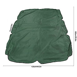 Hosi Rocking Chair Cover Universal Snow Shade Easy to Install Silver Oxford Cloth UV Resistant for Garden