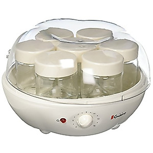 Euro Cuisine BM-QSHL-PFKK YM100 Automatic Yogurt Maker, 9.5 Inch, white
