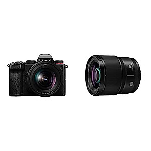 Panasonic LUMIX S5 Full Frame Mirrorless Camera (DC-S5KK) with LUMIX S Series 85mm F1.8 L Mount Interchangeable Lens (S-S85)