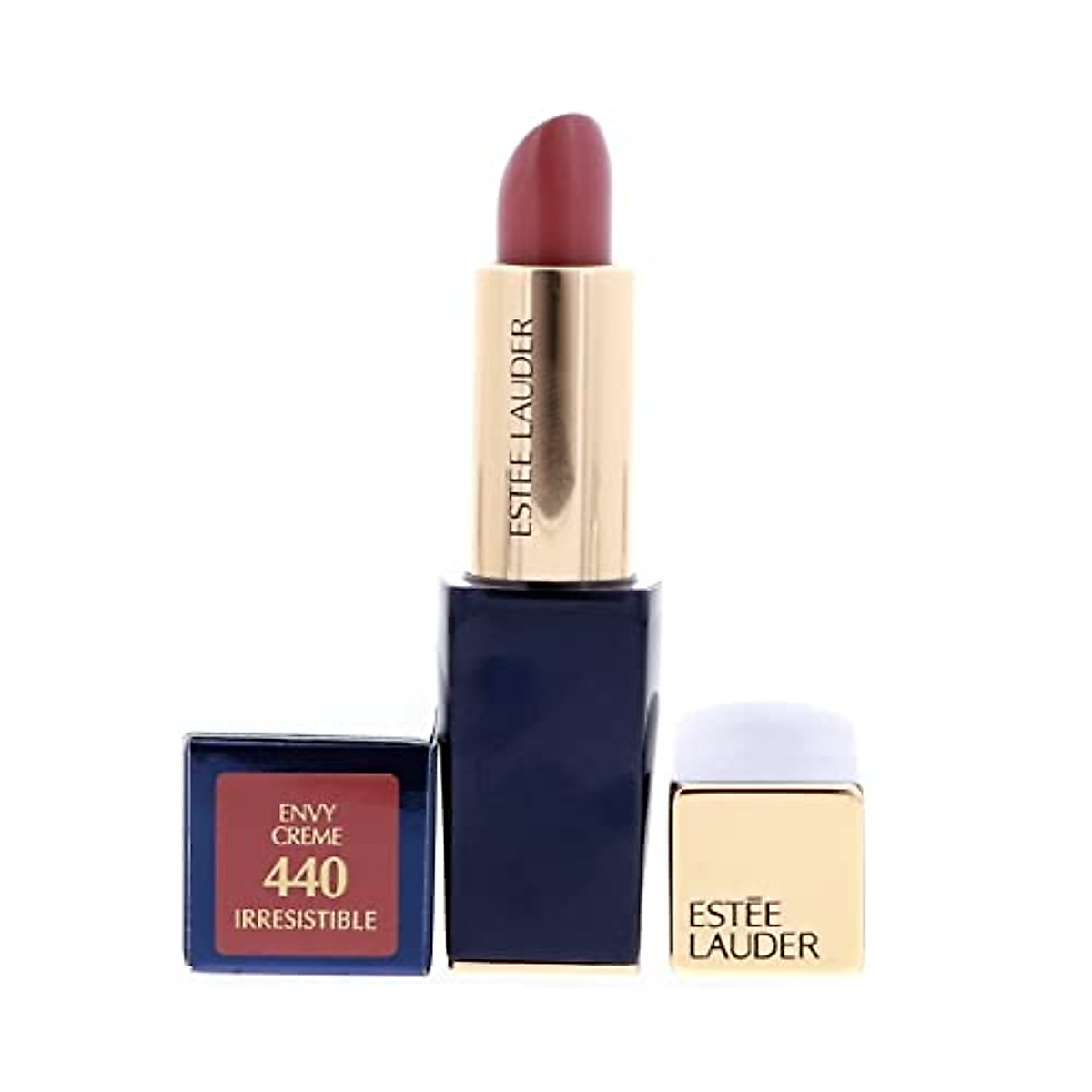 Pack of 3 x Estee Lauder Pure Color Envy Sculpting Lipstick 440 Irresistible, 0.12 oz each Sample Size Unboxed
