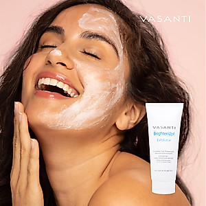 VASANTI Enzymatic Face Rejuvenator Exfoliating Face Wash by VASANTI - Enriched with Papaya, Microcrystals, Aloe Vera - Get Healthy Glowing Skin - Original Size (120g)