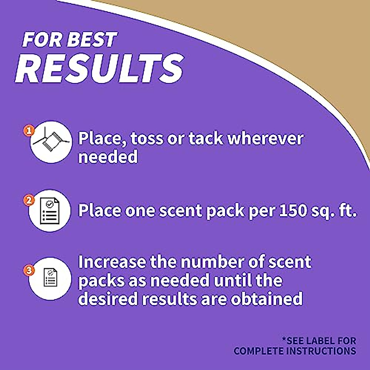 Bonide Bat Magic Bat Repellent, Pack of 4 Ready-to-Use Peppermint Oil Scent Packs for Long Lasting Indoor Bat Control