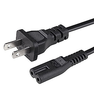 OMNIHIL 10 Feet AC Power Cord Compatible with Samsung Television UN60ES8000 UN60F6300 TV