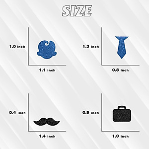 Helewilk Boss Baby Confetti/Boys 1st Birthday Party Decoration/Baby Shower Table Decor for Boys/Gender Reveal Party Scatters Confetti / 120 Pcs